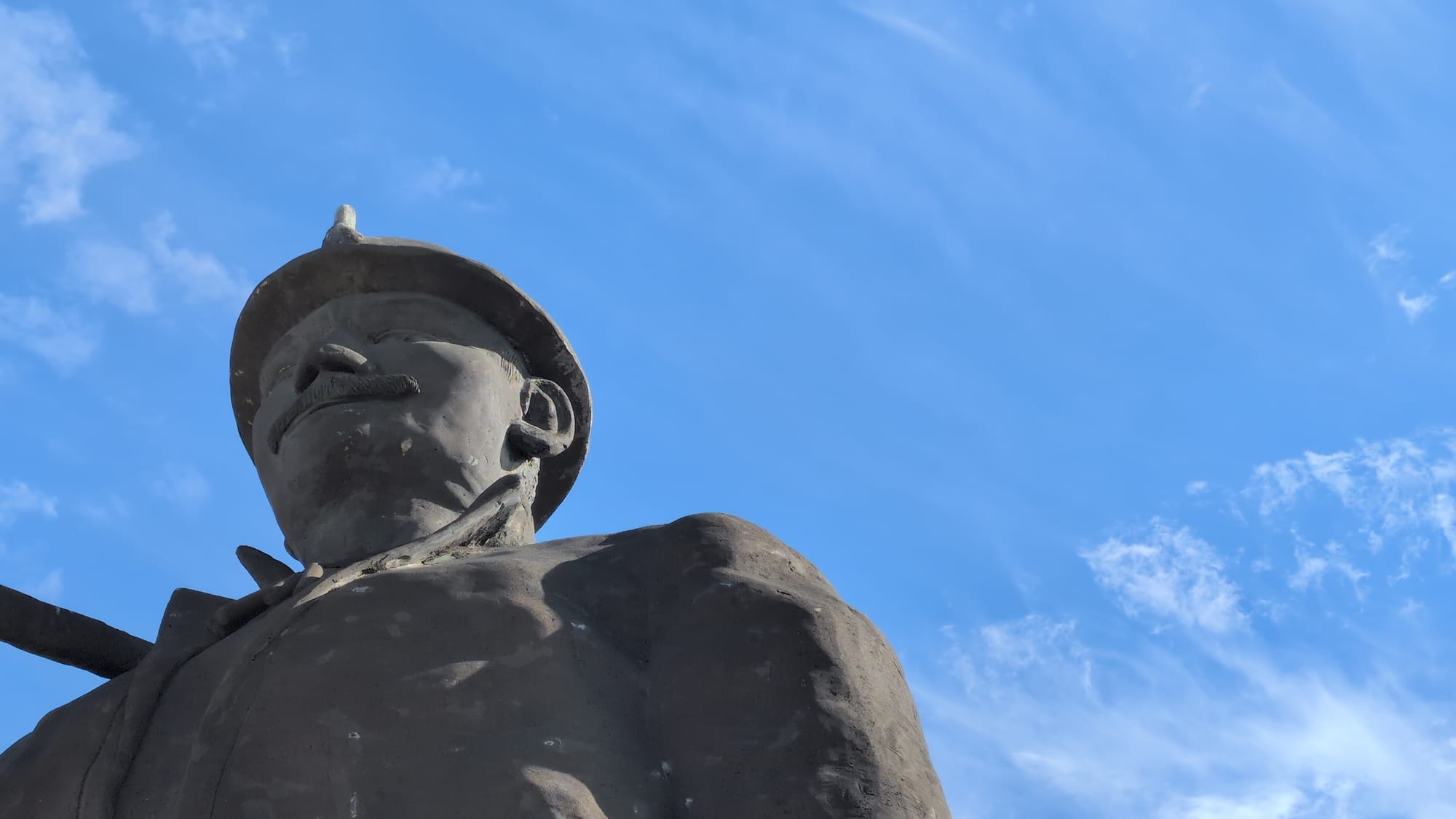 The Iconic Map Kernow Statue: Map the miner